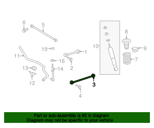 48720-35061 - Suspension Control Arm (Left, Right, Lower) 2003-2024 ...