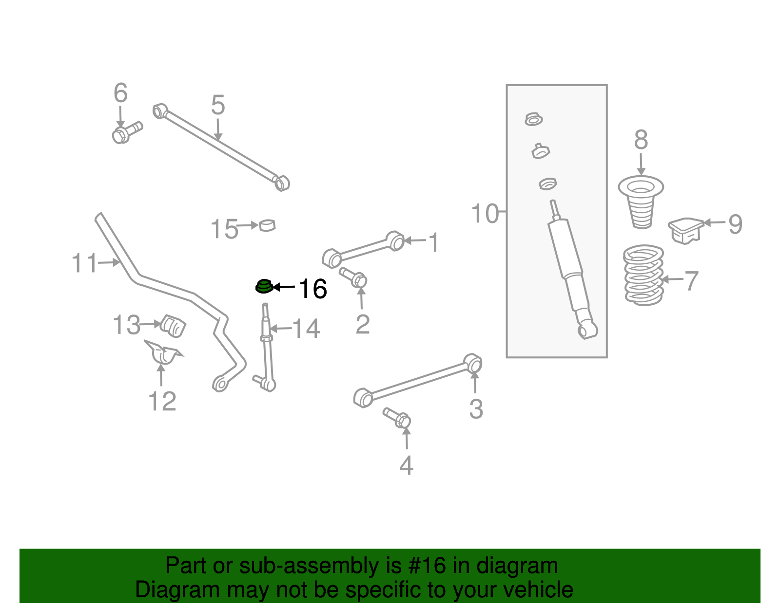 Toyota Parts Stabilizer Link Retainer 90948-02126 | Toyota Parts|Toyota ...