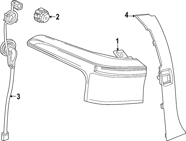 2023-2024 Toyota bZ4X Led Unit 81965-42010 | Toyota Parts Center