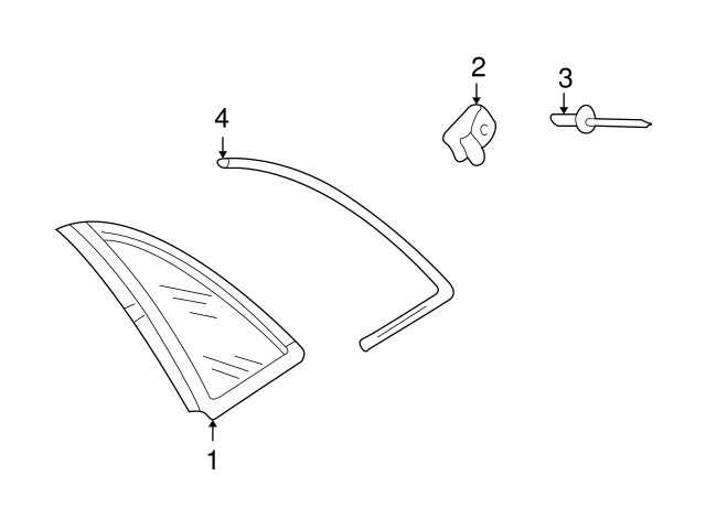8E5-853-346-E - Quarter Panel Reveal Molding 2002-2008 Audi ...