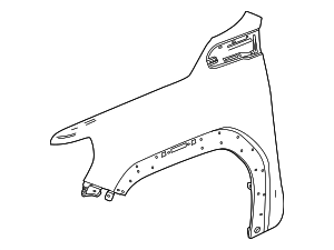 2020-2023 GMC Front Passenger Side Fender 84581169 GM | GMPartsDirect.com