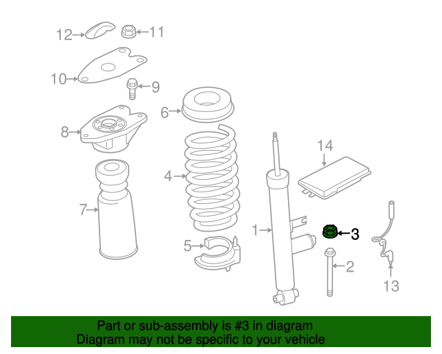33326760668 - 1995-2021 BMW Lock Nut (33-32-6-760-668) | BMW of South ...