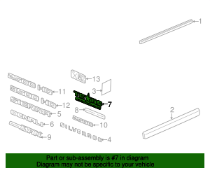 15129652 - Silverado Name Plate - 2007-2019 GM | World Parts Direct