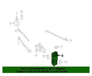 1992-1994 GM Washer Reservoir 22127308 | GMPartsDirect.com