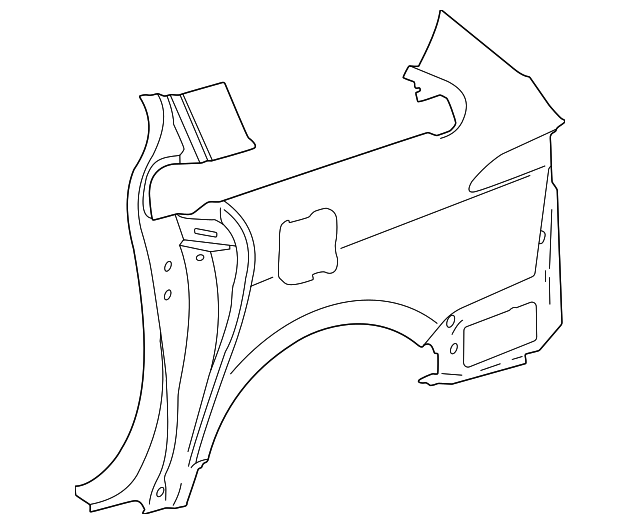 2021-2024 Toyota Sienna Side Panel 61018-08010 | Toyota Parts Center