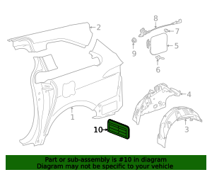 64715-08040-C0 - Side Trim 2021-2024 Toyota Sienna | Ourisman Toyota Parts