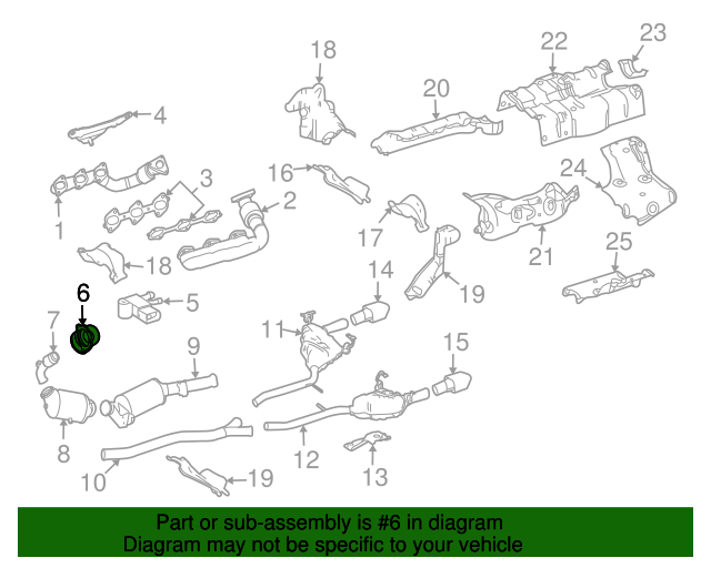 251-491-00-56-64 - Exhaust Pipe 2007-2012 Mercedes-Benz | Mercedes-Benz ...