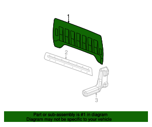 1999-2014 GM Body Rear Outer Panel 25881711 | GM Parts Center