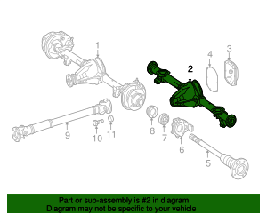 463-350-02-03 - Axle Housing 2002-2020 Mercedes-Benz | Mercedes-Benz ...