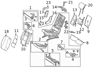 167-920-42-18 - Cushion Frame 2020 Mercedes-Benz | Mercedes-Benz USA Parts