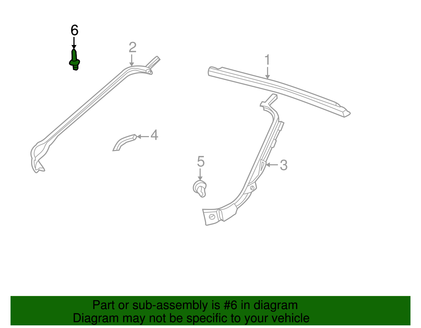 90269-04050 - 2001-2010 Lexus - Side Molding Rivet | My L Parts