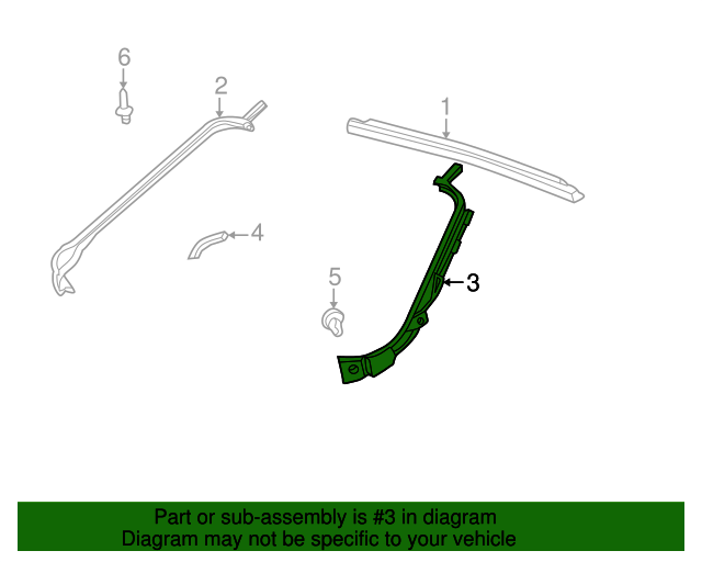2002-2010 Lexus SC430 Side Molding 75534-24070 | OEM Parts Online