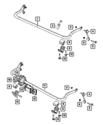 Front Stabilizer Bar for 2023 Jeep Gladiator | Mopar eStore