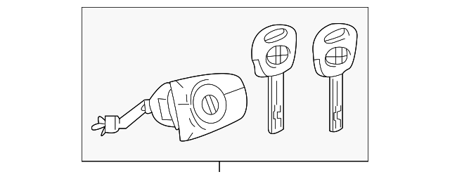 69052-02480 - Lock Cylinder - 2020-2022 Toyota Corolla | Sparks Parts