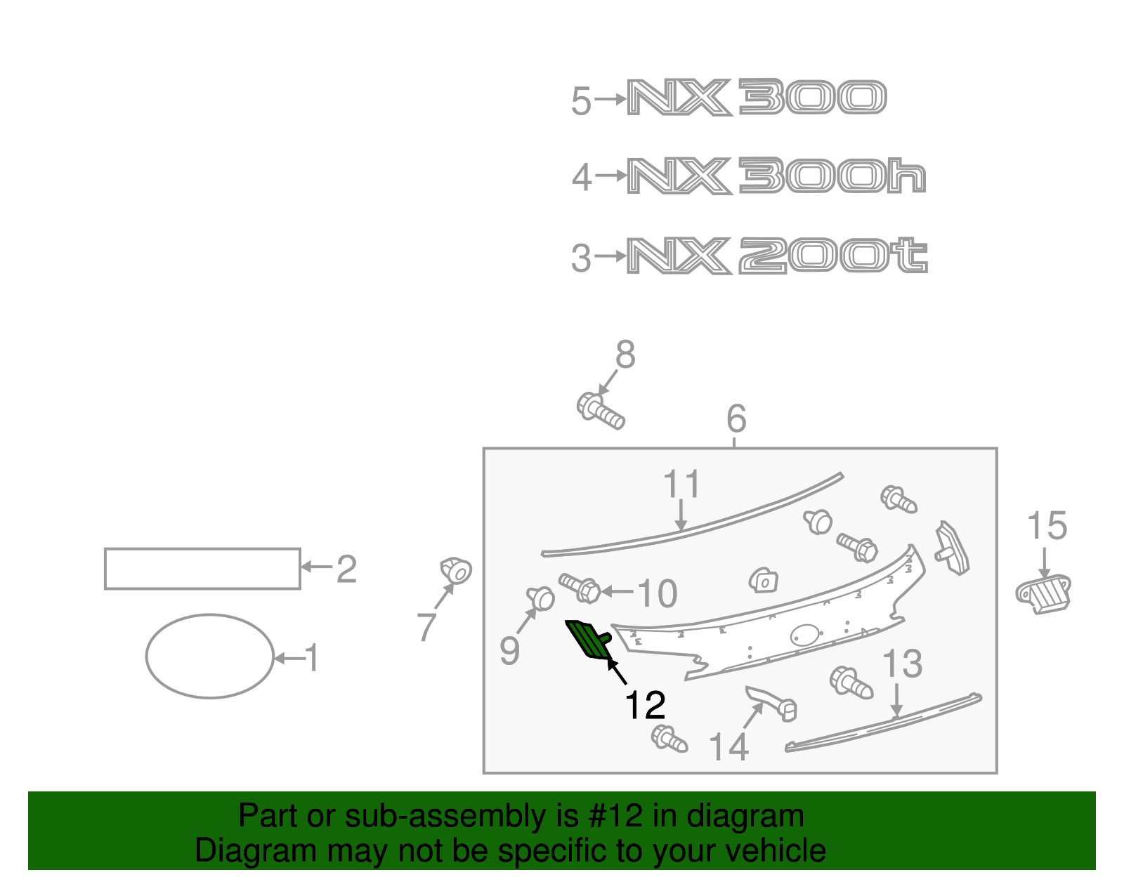 2018-2021 Lexus Side Trim 76813-78020 | Retail Performance Auto Parts