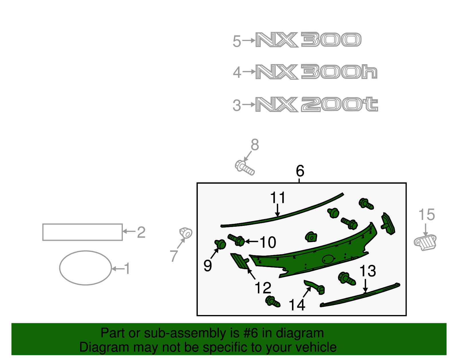 2015-2017 Lexus Finish Panel 76801-78020-B1 | Lexus Direct parts