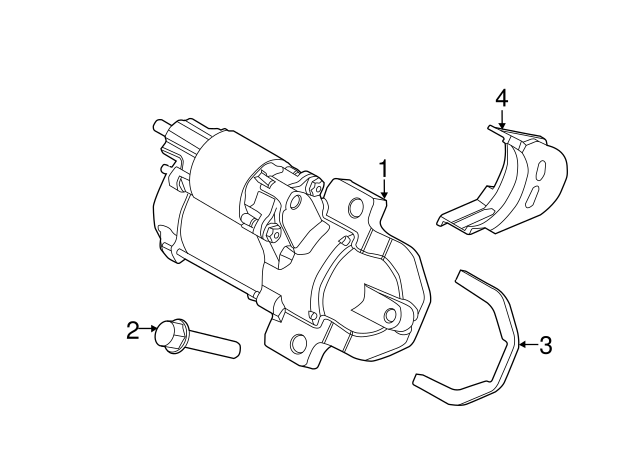 2015-2019 Land Rover Starter LR080315 | OEM Parts Online