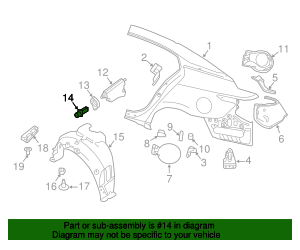 78826-CA01B - Opener Assembly 2003-2023 Nissan | Nissan Parts ...