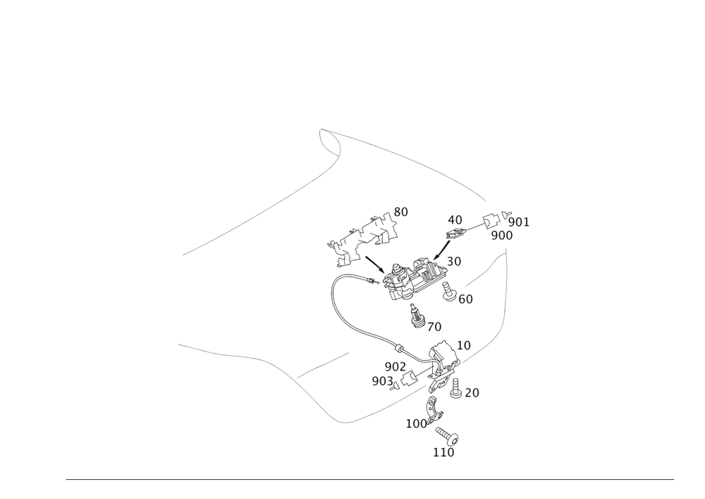 203-750-08-93 - Handle 1998-2016 Mercedes-Benz | Mercedes-Benz USA Parts