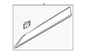 2020-2025 Hyundai Venue Lower Molding 87722-K2010 | OEM Parts Online