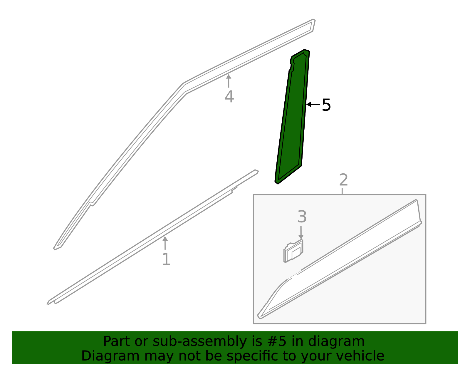 2020-2025 Hyundai Venue Black Out Tape 76523-K2000 | OEM Parts Online