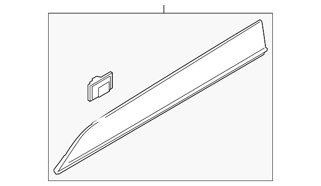 Genuine Lower Molding for 2020-2023 Hyundai Venue | Part# 87721-K2000 ...