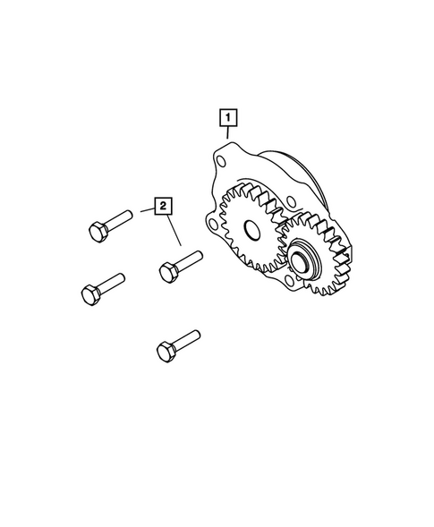Engine Oiling, Oil Pan and Indicator (Dipstick) for 2025 Ram 3500 ...
