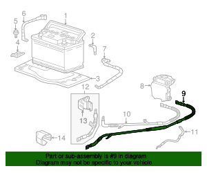 2007-2009 Porsche 911 Cable 997-612-092-01 | OEM Parts Online