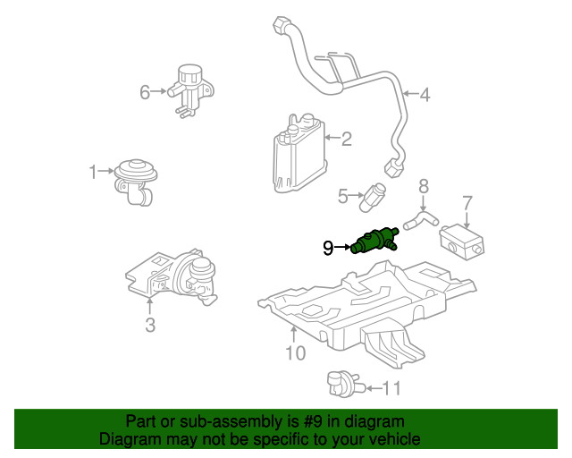 F75Z-9C915-AA - Purge Solenoid 1997-2006 Ford | Group 1 Auto Parts