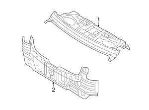 69100-1G300 - Rear Body Panel 2006-2010 Kia Rio | Kia.Parts Store