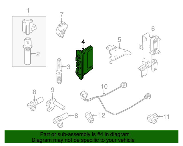 9R3Z-12A650-MBRM - Eec Module - 2008-2009 Ford Mustang | Lasco Auto Parts