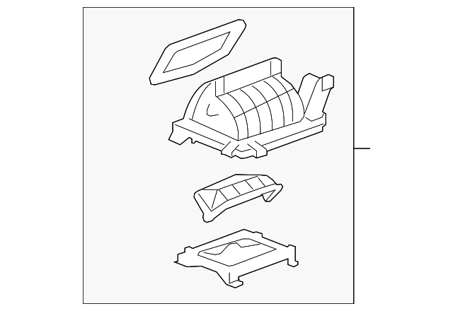 2010-2017 GM HVAC Air Inlet Housing 22994784 | TascaParts.com