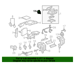 2010-2017 GM Temperature Mode Valve Actuator Assembly 22877649 GM ...