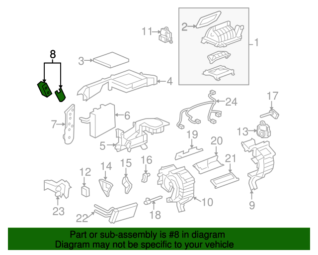 2010-2017 GM Air Conditioning Thermal Expansion Valve Kit 20879991 GM ...