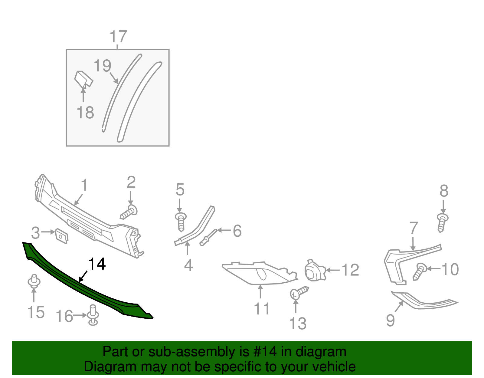 6405A197 - Lower Panel 2016-2018 Mitsubishi Outlander | Mitsubishi ...