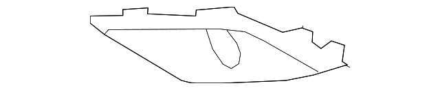 6400L216 - Fog Lamp Bezel 2016 Mitsubishi Outlander | Mitsubishi Direct ...