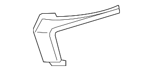 2016-2020 Mitsubishi Side Molding 6407A145 | Auto Parts