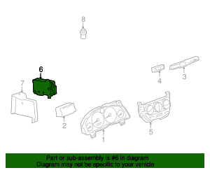 2005-2008 GM Body Control Module 19119308 | GM Parts Center