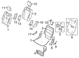 2011-2019 Ford Latch DU5Z-9661383-T | TascaParts.com