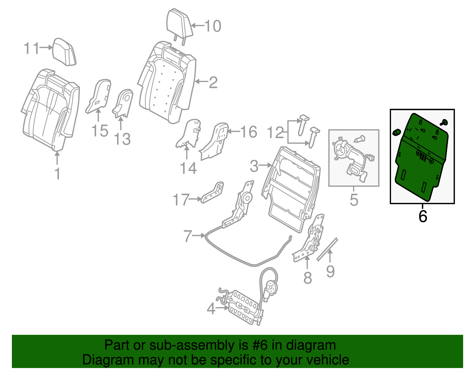 AE9Z-7440300-A - Back Panel 2010-2019 Ford | Big 3 Auto Parts