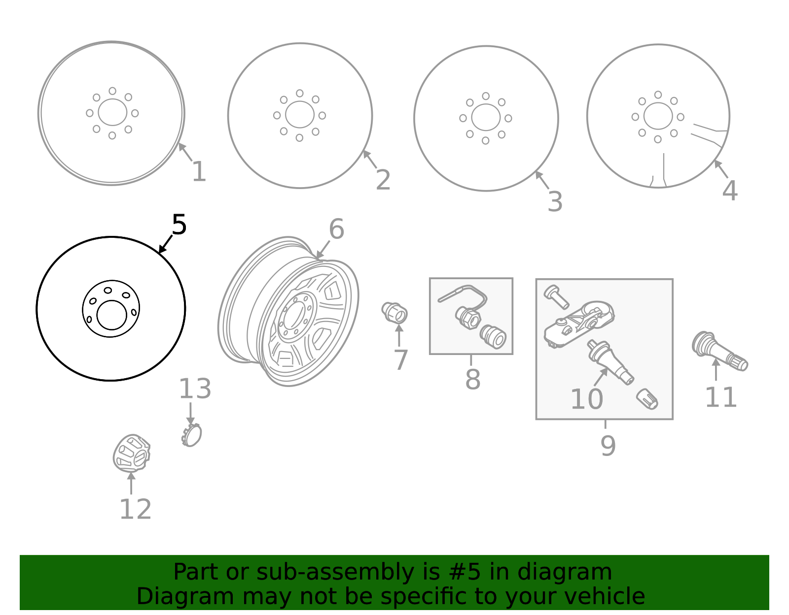 LC3Z-1007-D - Wheel Assembly 2020-2022 Ford F-250 Super Duty | Big 3 ...