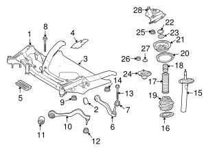 31-10-2-348-047 - Suspension Control Arm 2004-2010 BMW ...