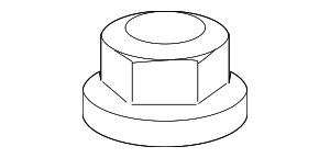 33-17-6-760-343 - Ft Lower Control Arm Retainer Nut - 2000-2020 BMW ...