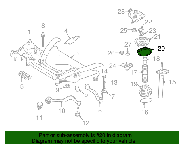 31331091867 - 1997-2010 BMW Upper Pad (31-33-1-091-867) | BMW of South ...
