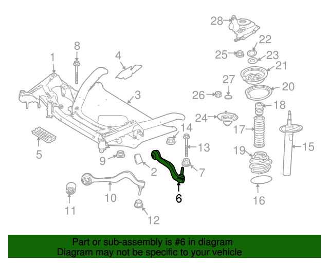 31122347965 - 2006-2010 BMW Rear Lower Control Arm (31-12-2-347-965 ...