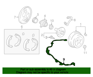1998-2003 Toyota RAV4 ABS Wheel Speed Sensor 89544-42010 | Toyota Parts ...