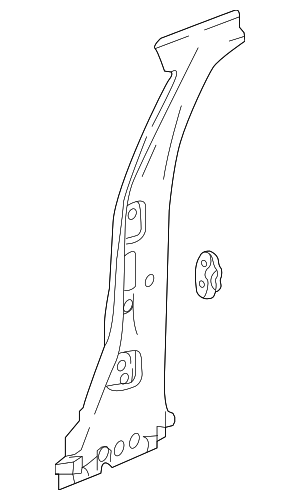 84623522 - Driver Side Center Pillar Outer Panel Reinforcement 2020 ...