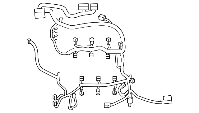 2014-2015 Ford Explorer Wire Harness fb5z14290a | TascaParts.com