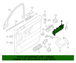 Genuine Trim Bezel for 2015 Land Rover Discovery Sport | Land Rover ...