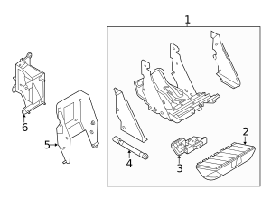 FL3Z-16A417-D - Mount Plate - 2015-2020 Ford F-150 | Lasco Auto Parts